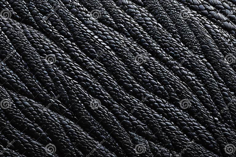 Abstract Texture Black Horizontal Background. Volumetric Threads ...