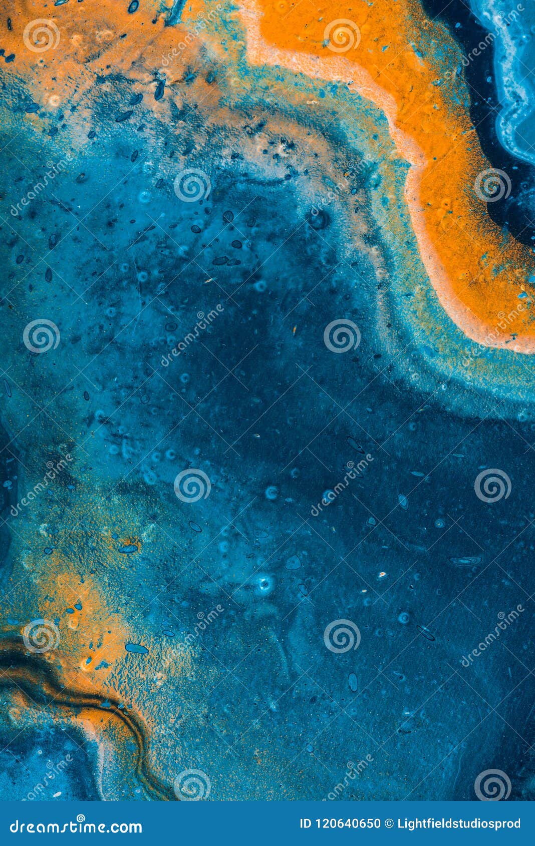 Abstract Texture with Blue and Orange Stock Photo - Image of copy ...