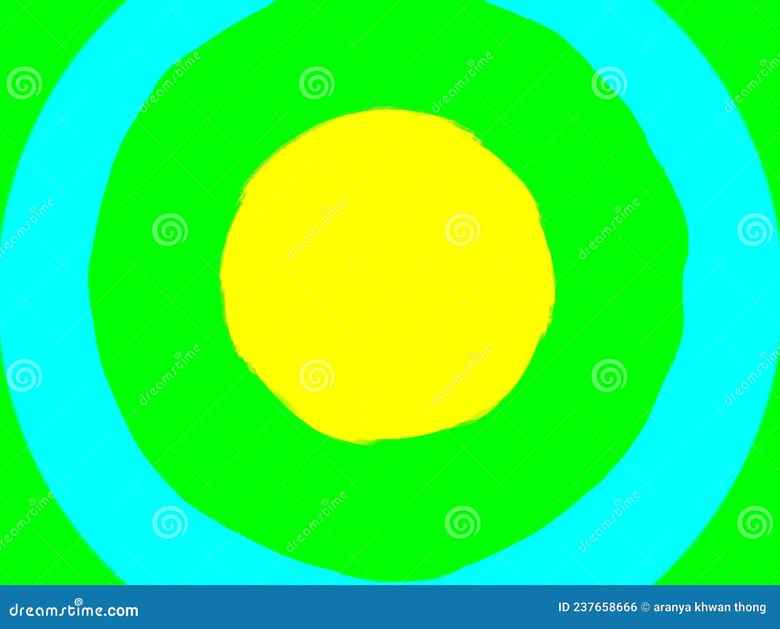 Abstract Texture Circle Green Cyan Green Gradient Yellow Blur Tenderly ...