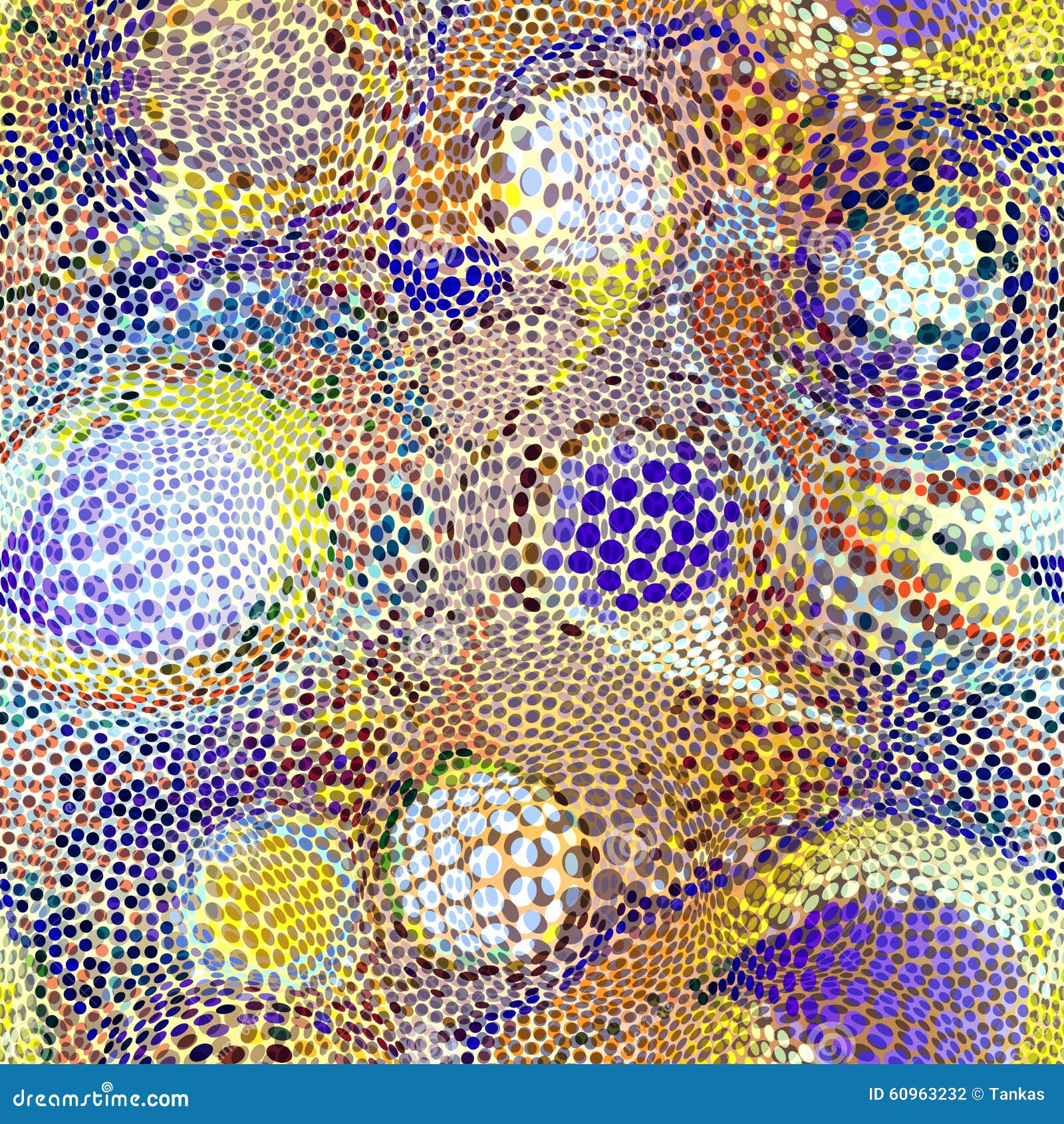 Abstract Texture of Circles Stock Vector - Illustration of mosaic ...