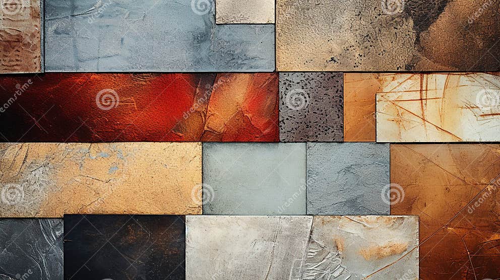 Abstract Texture Collage Background Stock Illustration - Illustration ...