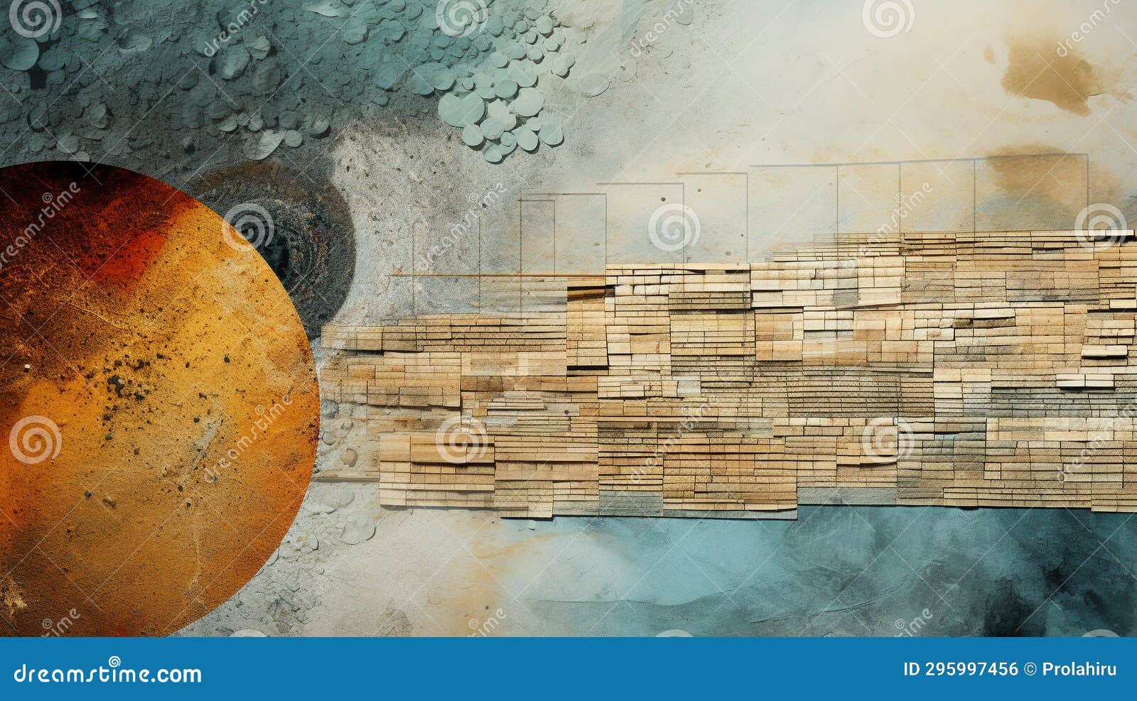 Abstract Texture Collage Background Stock Illustration - Illustration ...