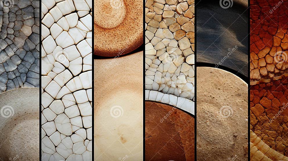 Abstract Texture Collage Background Stock Illustration - Illustration ...