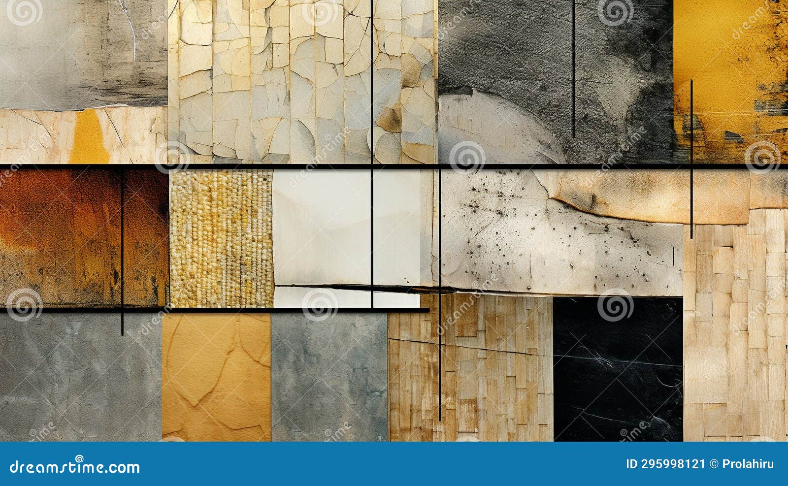 Abstract Texture Collage Background Stock Illustration - Illustration ...