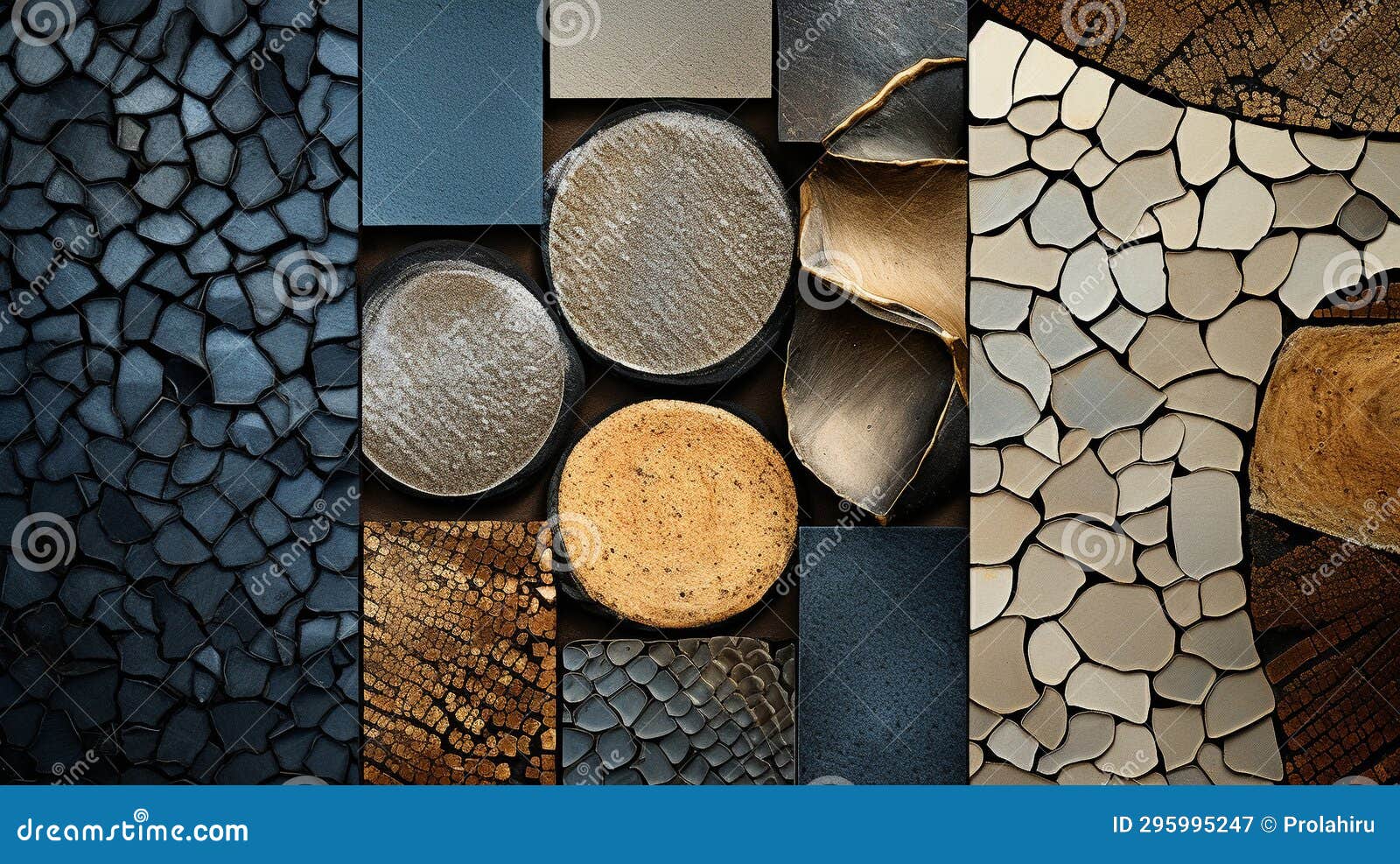 Abstract Texture Collage Background Stock Illustration - Illustration ...