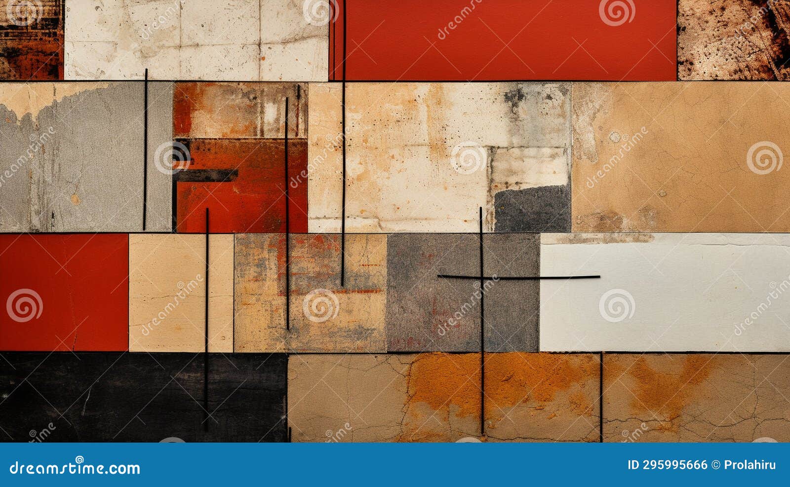 Abstract Texture Collage Background Stock Illustration - Illustration ...