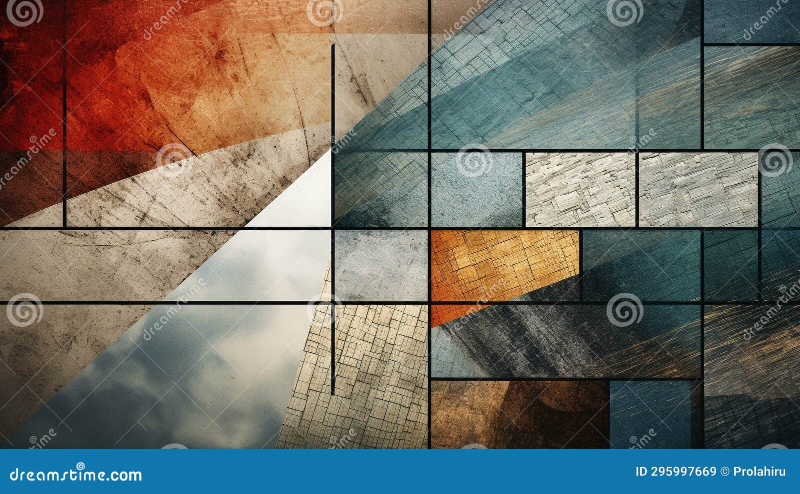 Abstract Texture Collage Background Stock Illustration - Illustration ...