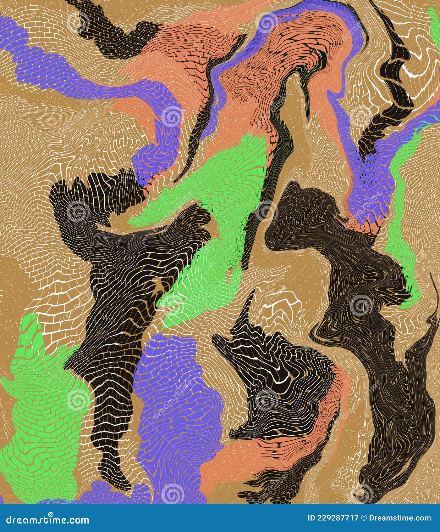 Abstract Texture Color Art Wall Art Stock Image - Image of design ...