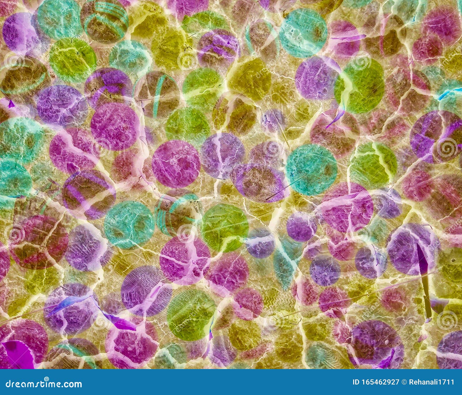 Abstract Texture of Cracked Graphic Effect in Multi Color Background ...