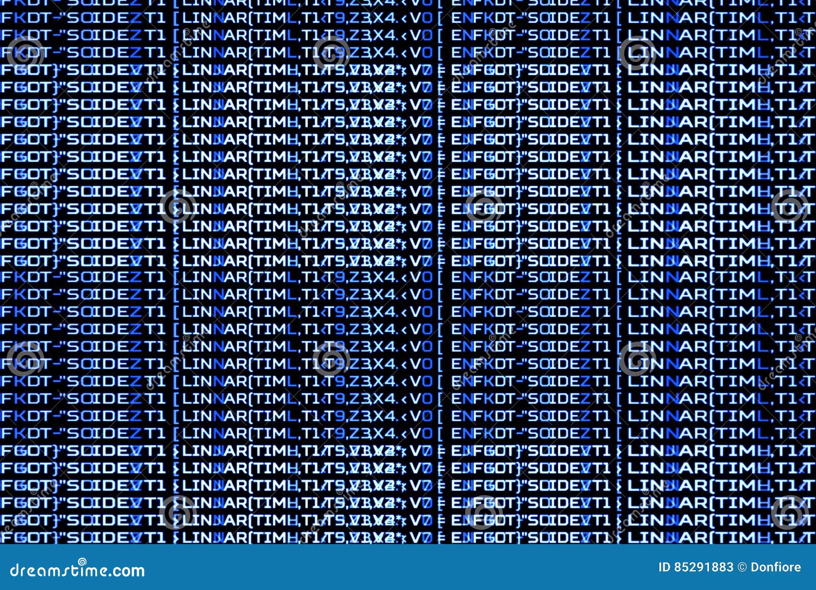 Abstract, Texture of Dark Blue Illustration of Technology Code Internet ...