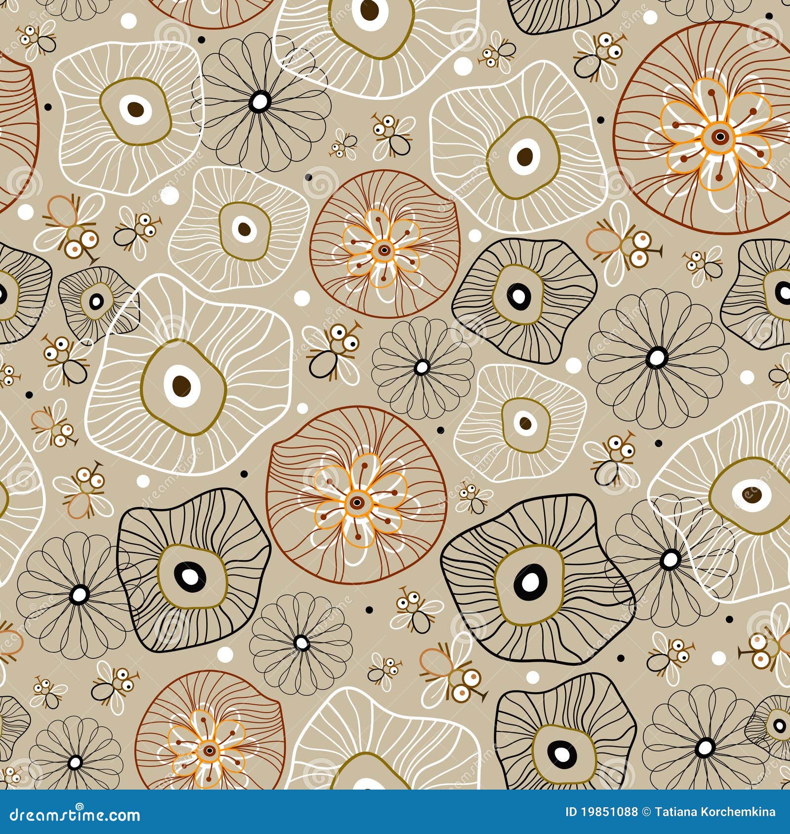 Abstract Texture with Flies Stock Vector - Illustration of abstraction ...