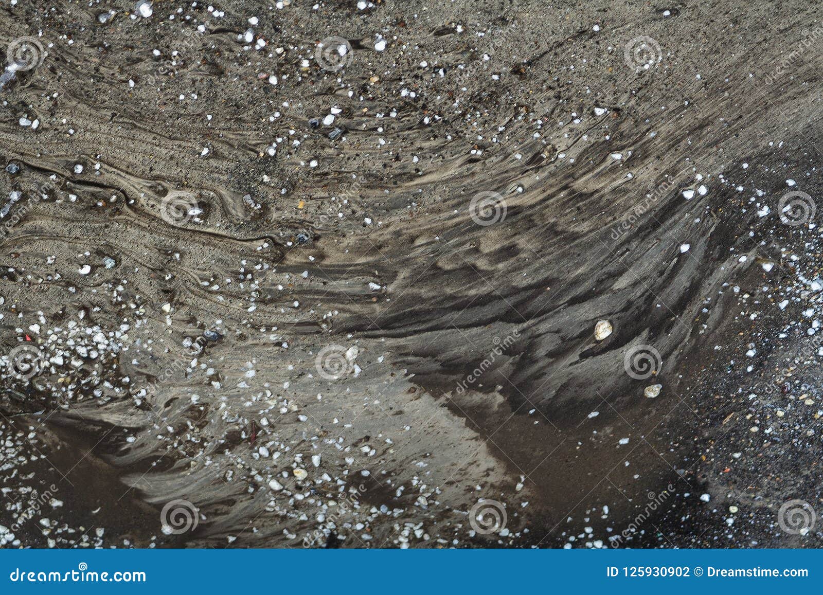Abstract Texture Formed by Sand and Mud Stock Photo - Image of wash ...