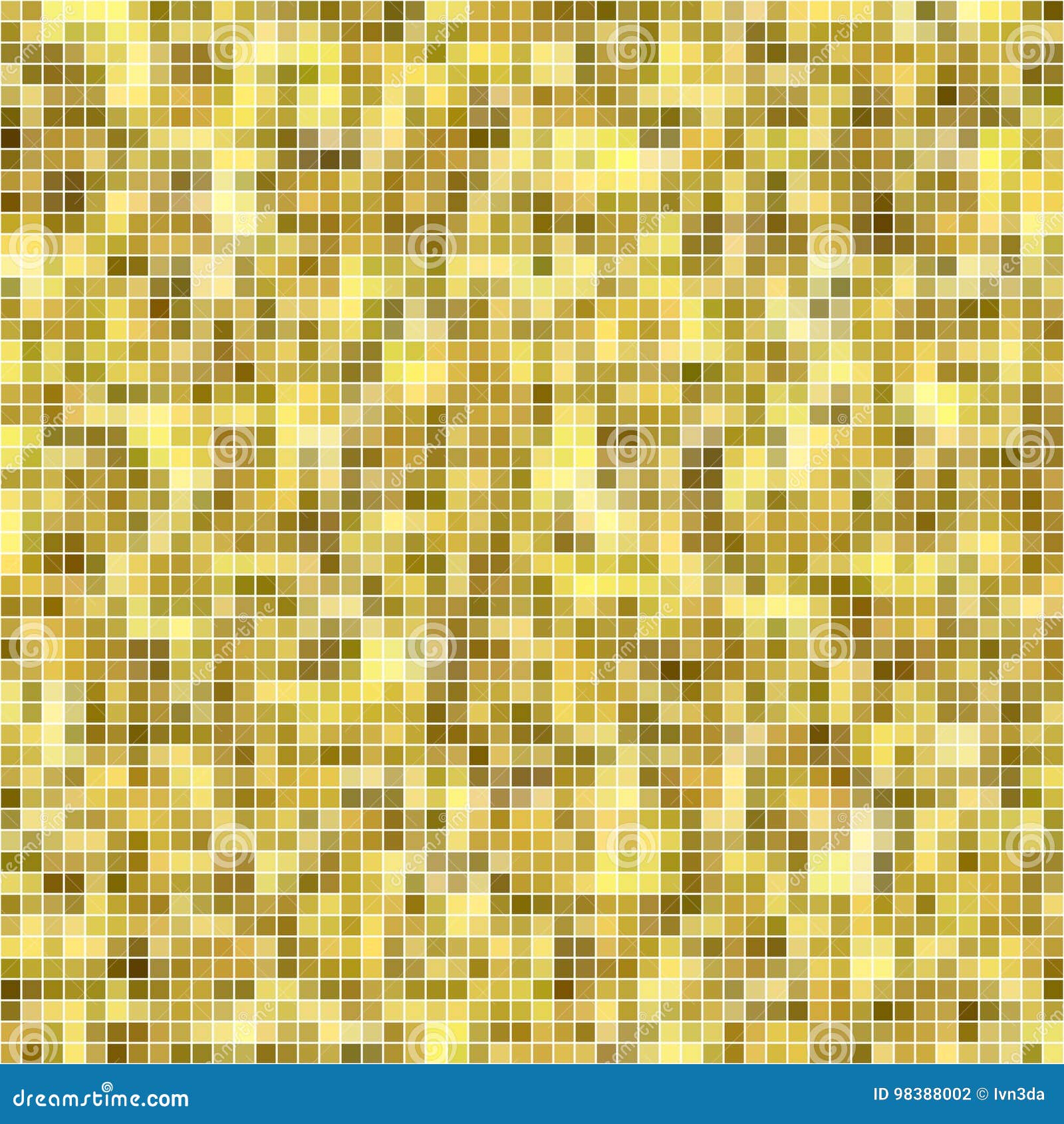 Abstract Texture of Golden Mosaic / Inlay Stock Vector - Illustration ...