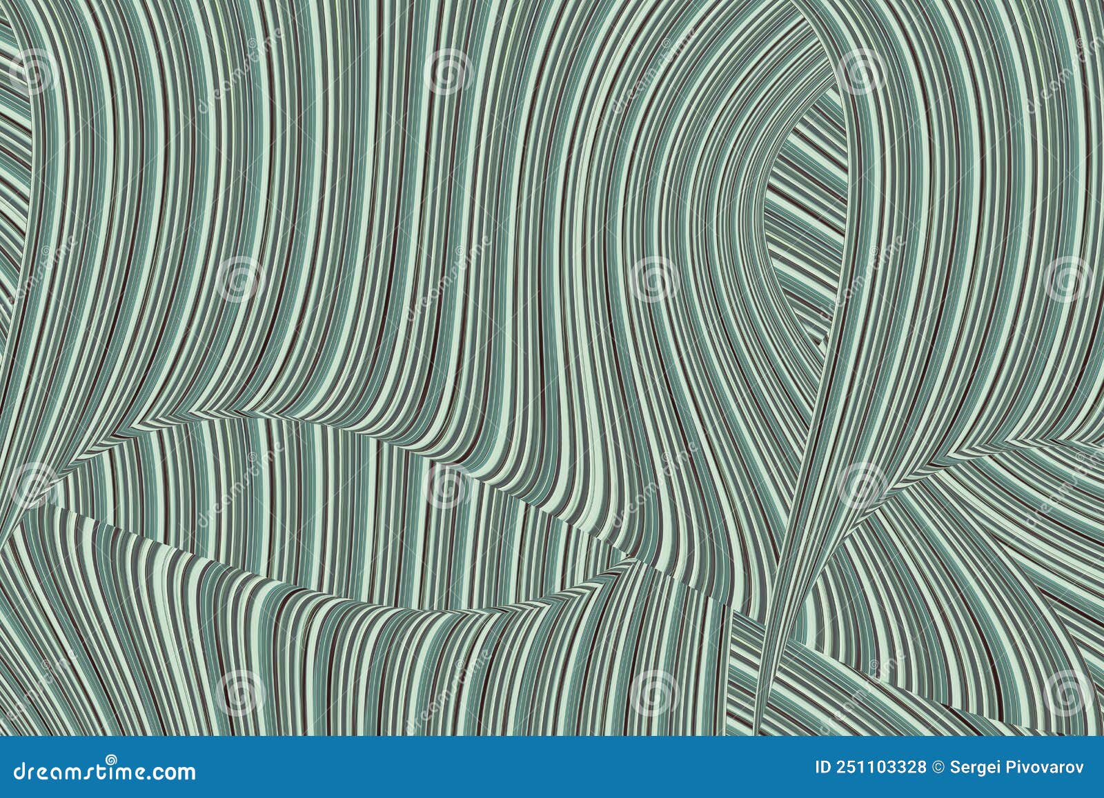 Abstract Texture Green and Gray Wide Stripe Bend Background Stock ...