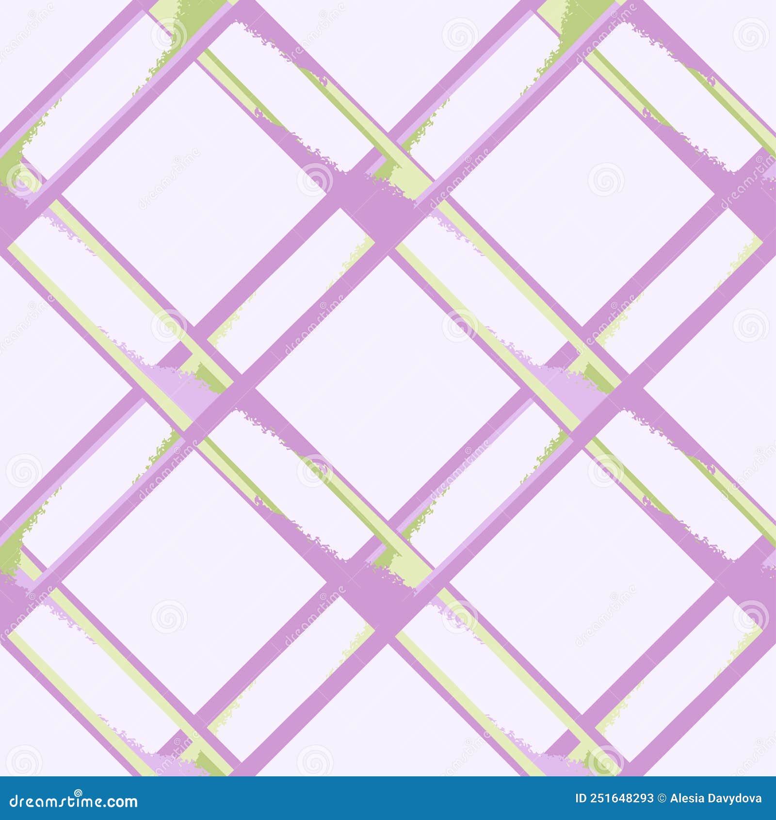 Abstract Texture with Green and Lilac Shapes on a Light Background ...