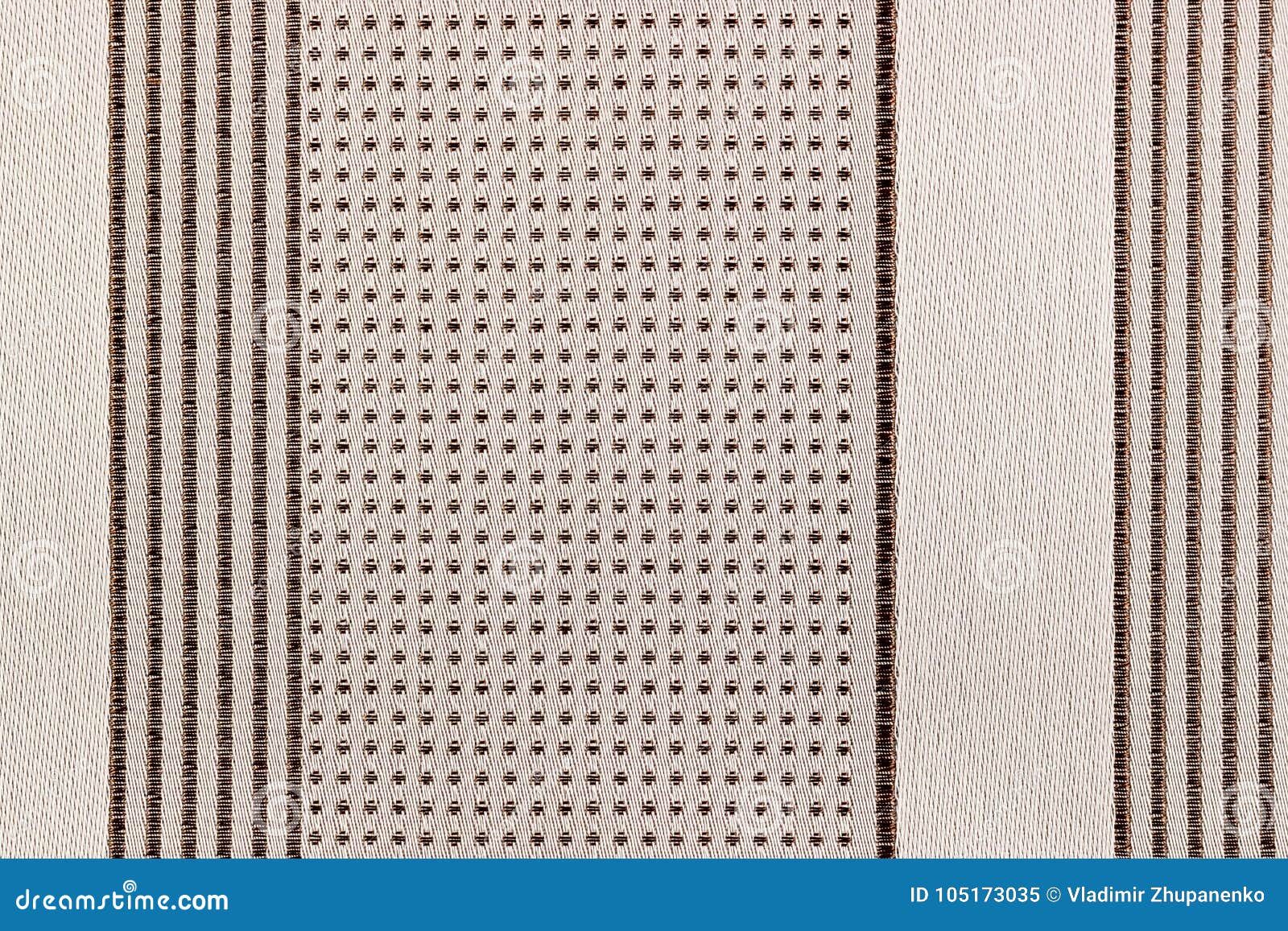 Abstract Texture of Grey Cotton Fabric with Vertical Lines and Dots ...