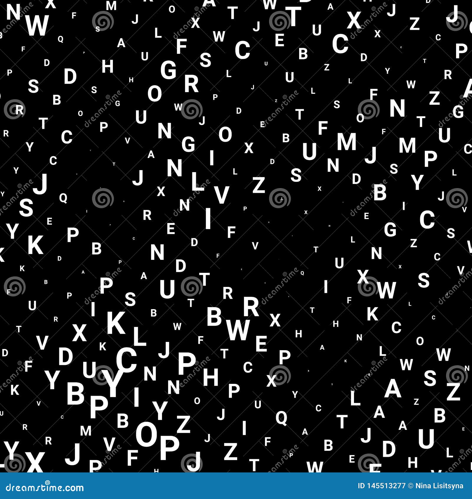 Abstract Texture with Letters. Stock Vector - Illustration of element ...