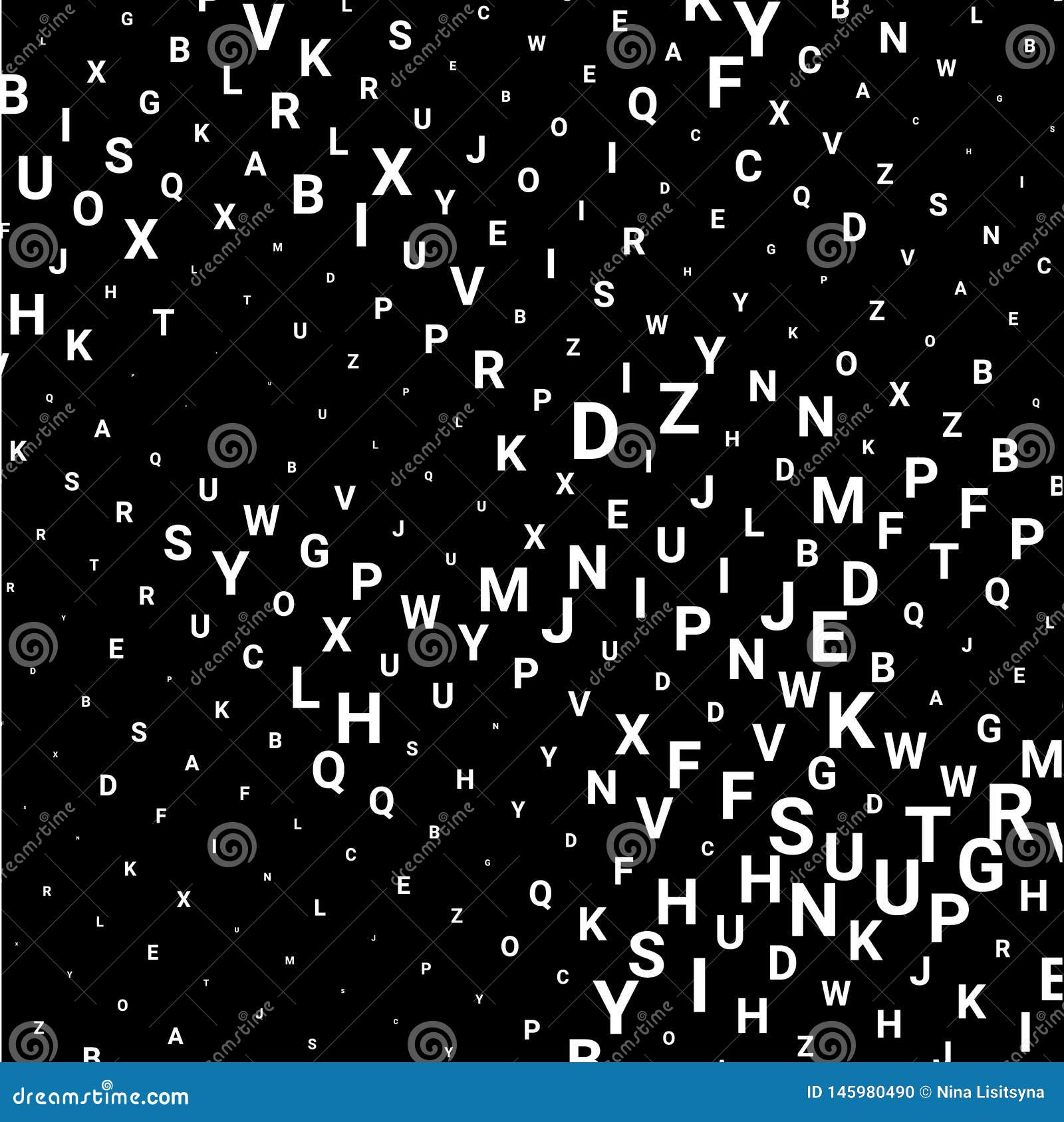Abstract Texture with Letters. Stock Vector - Illustration of corporate ...