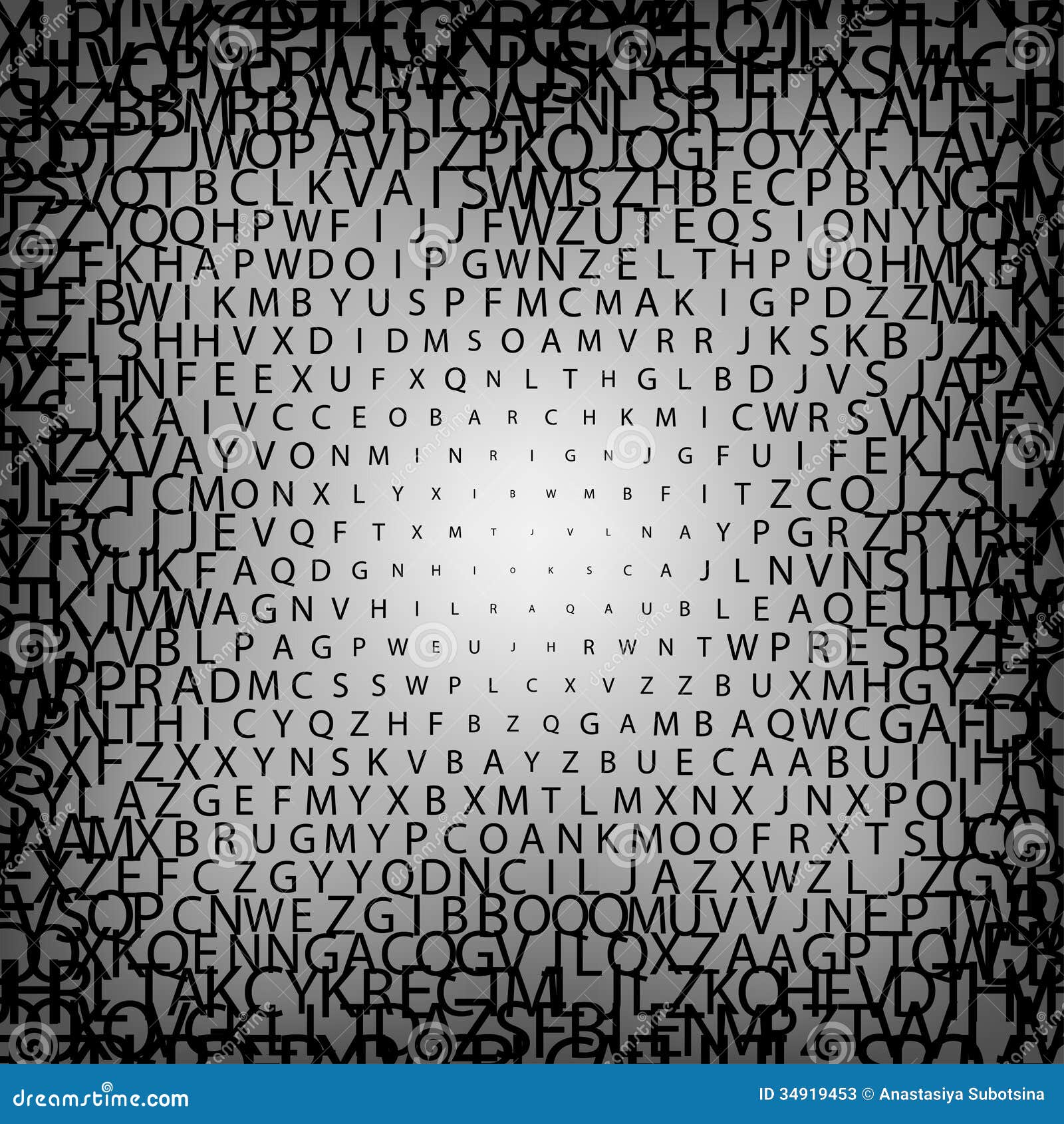 Abstract Texture With Letters. Stock Photos - Image: 34919453