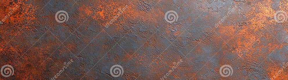 Abstract Texture with Mixed Rusty and Metallic Tones Creating a Dynamic ...