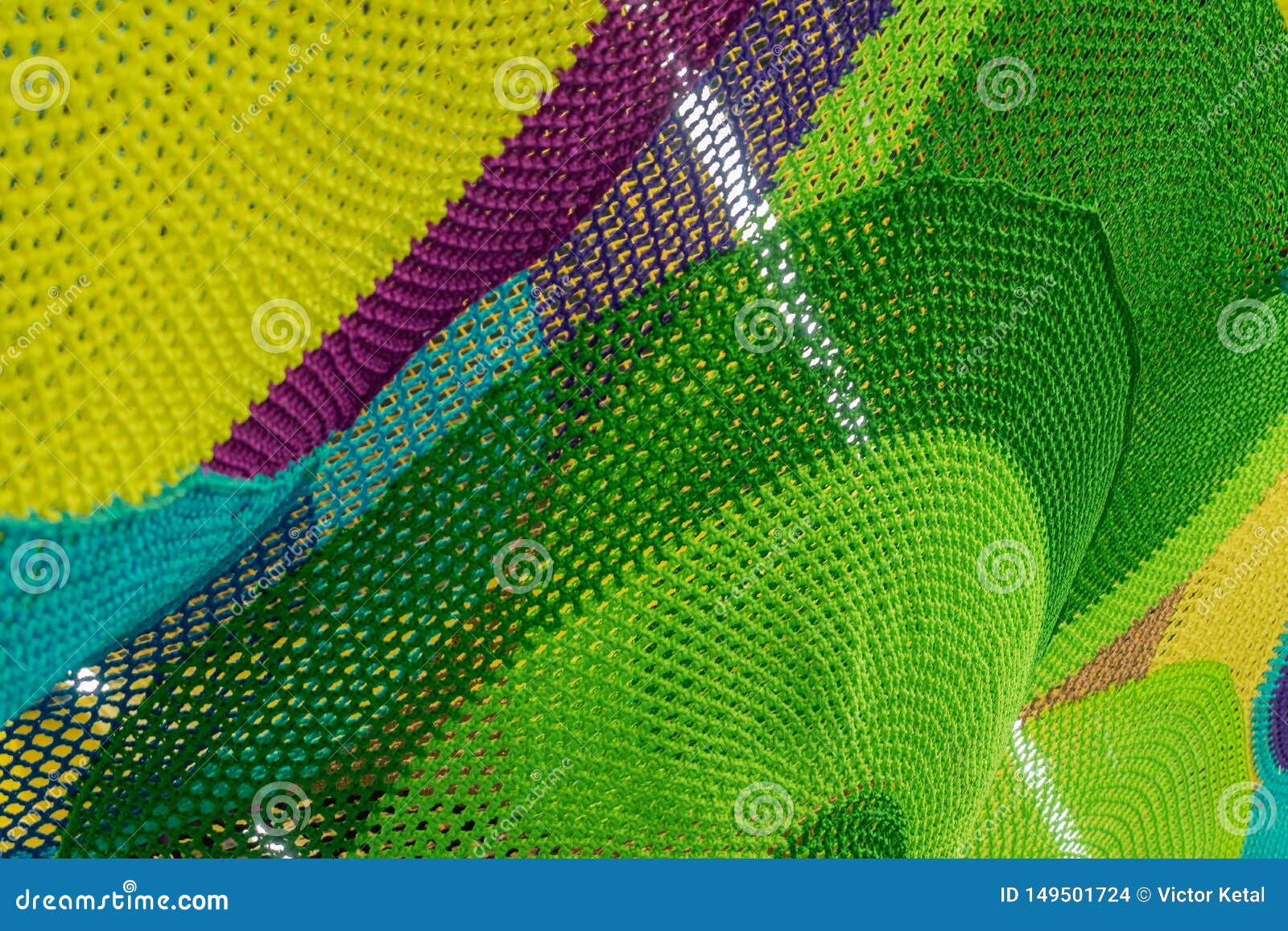 Abstract Texture of Multi-colored Woven Fabrics. Creative Vintage ...