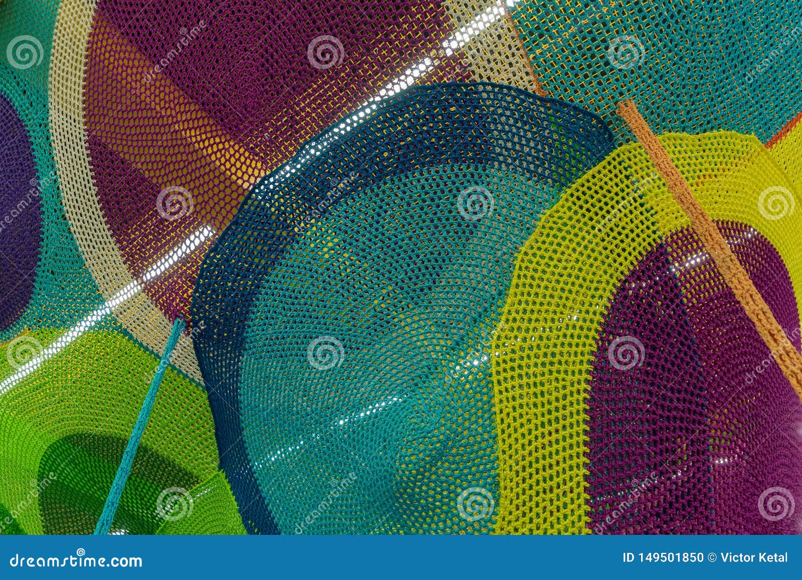 Abstract Texture of Multi-colored Woven Fabrics. Creative Vintage ...