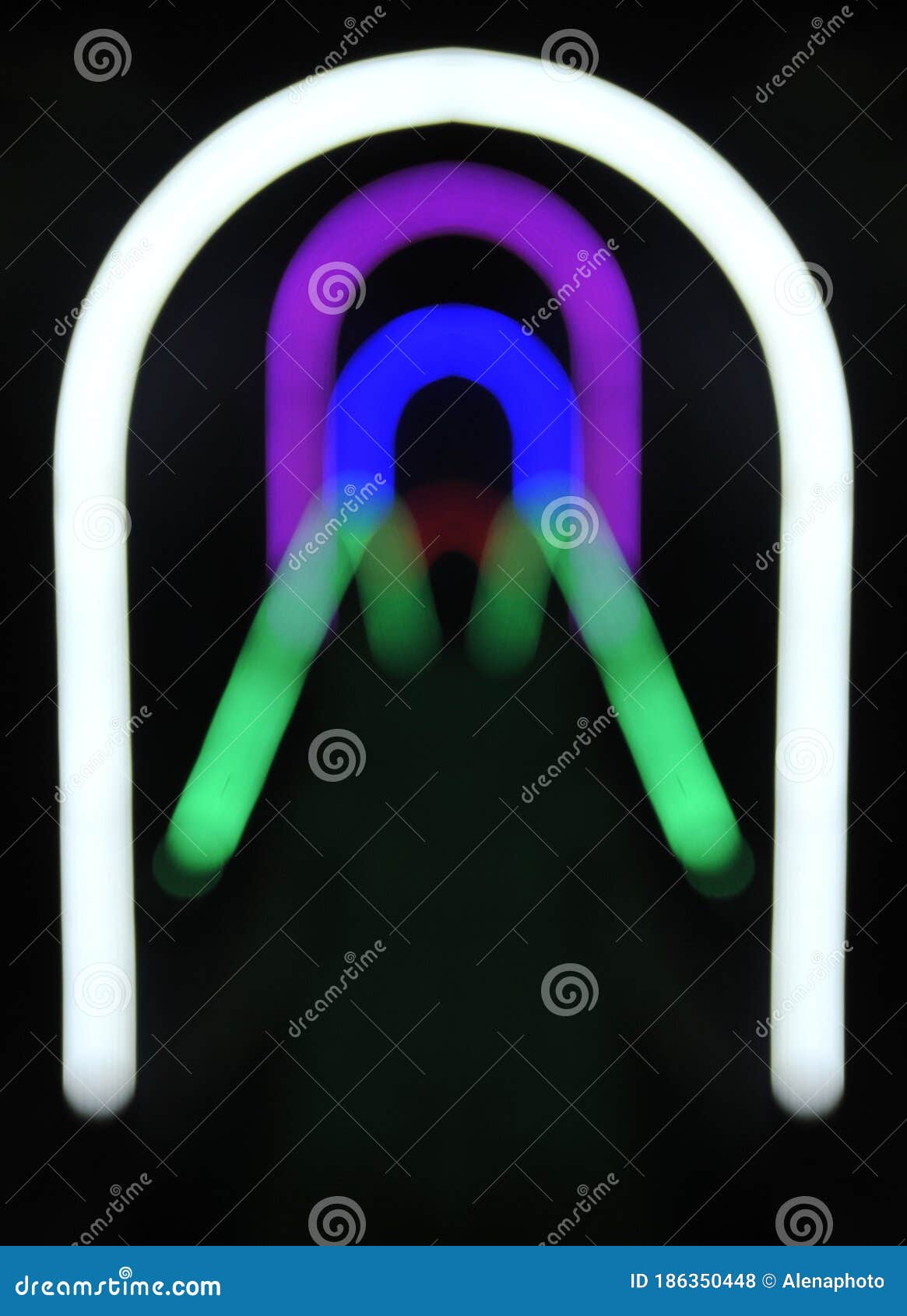 Abstract Texture of Neon Lights Stock Photo - Image of evening ...