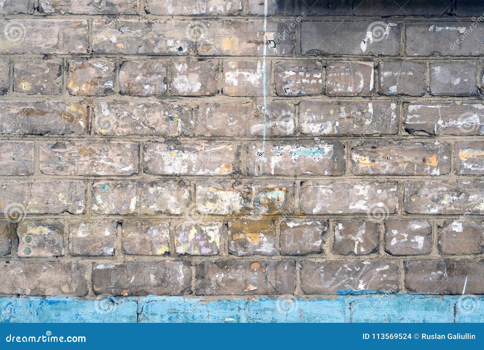 Abstract Texture of Old Gray Destroyed Brick Wall with Plaster Stock ...