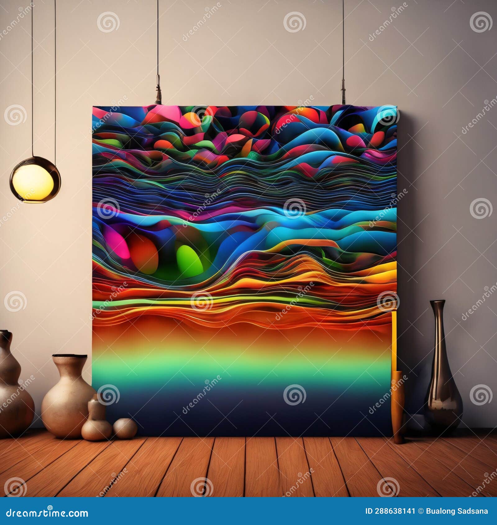 Abstract Texture Panorama Background As Stock Illustration ...