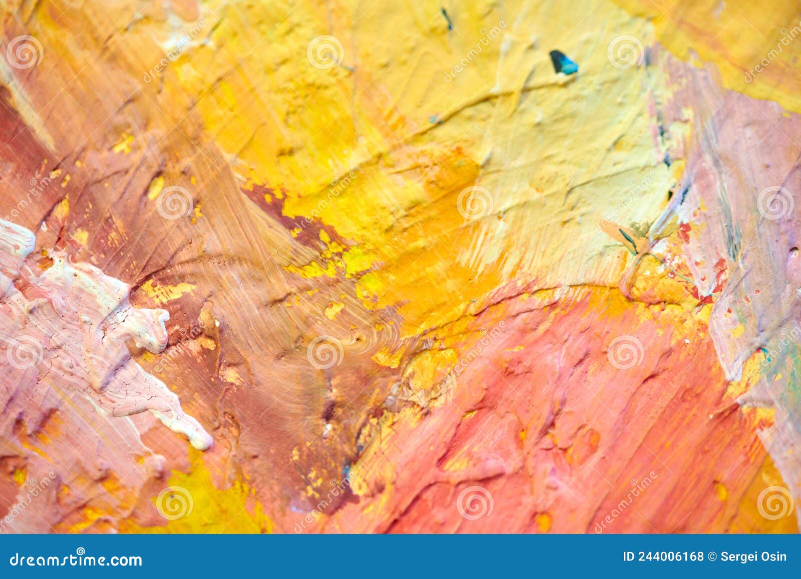 Abstract Texture with Random Color Spots and Smears Stock Photo - Image ...