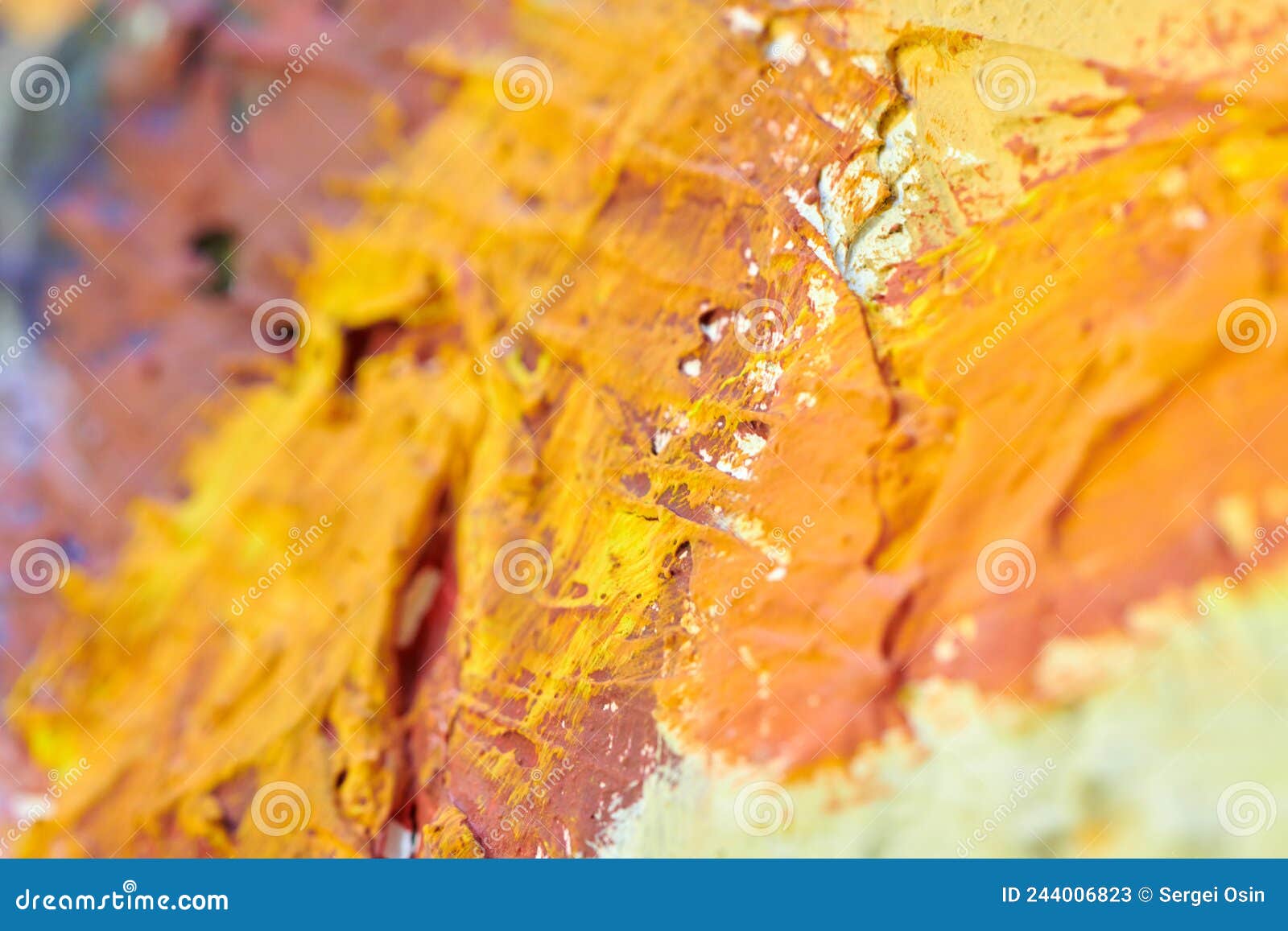 Abstract Texture with Random Color Spots and Smears Stock Image - Image ...