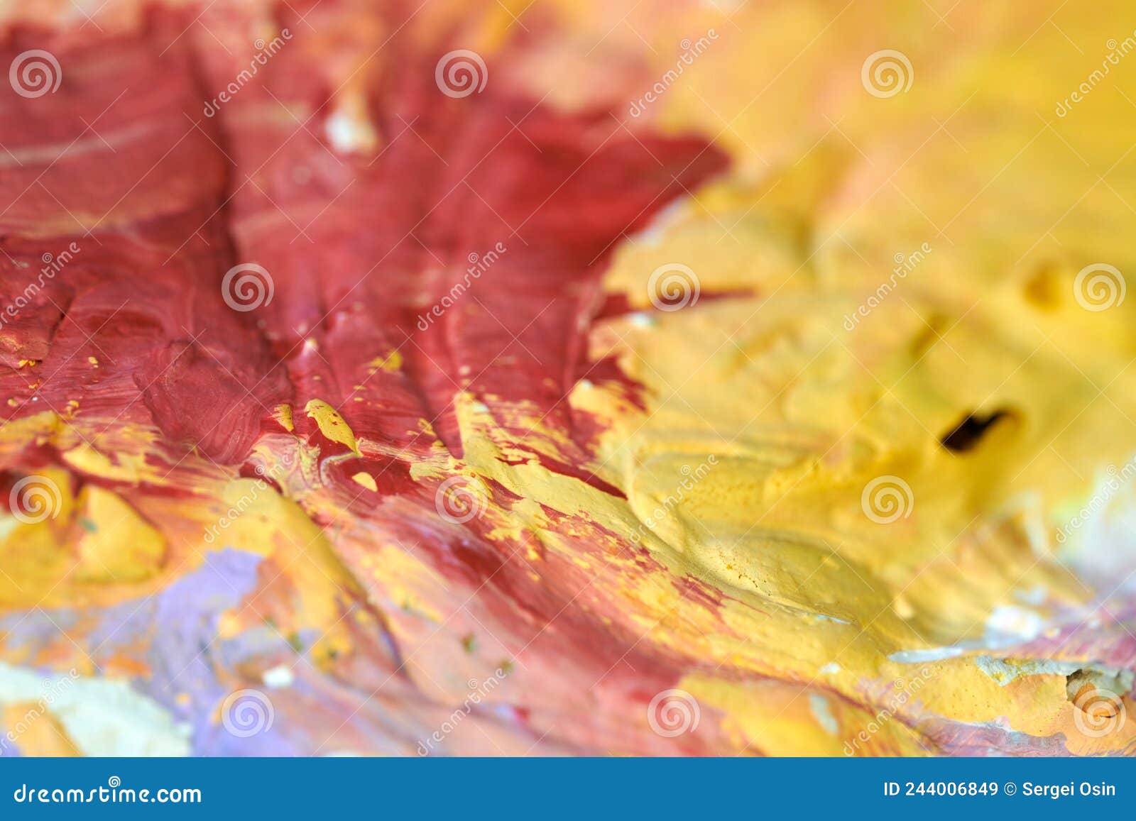 Abstract Texture with Random Color Spots and Smears Stock Image - Image ...