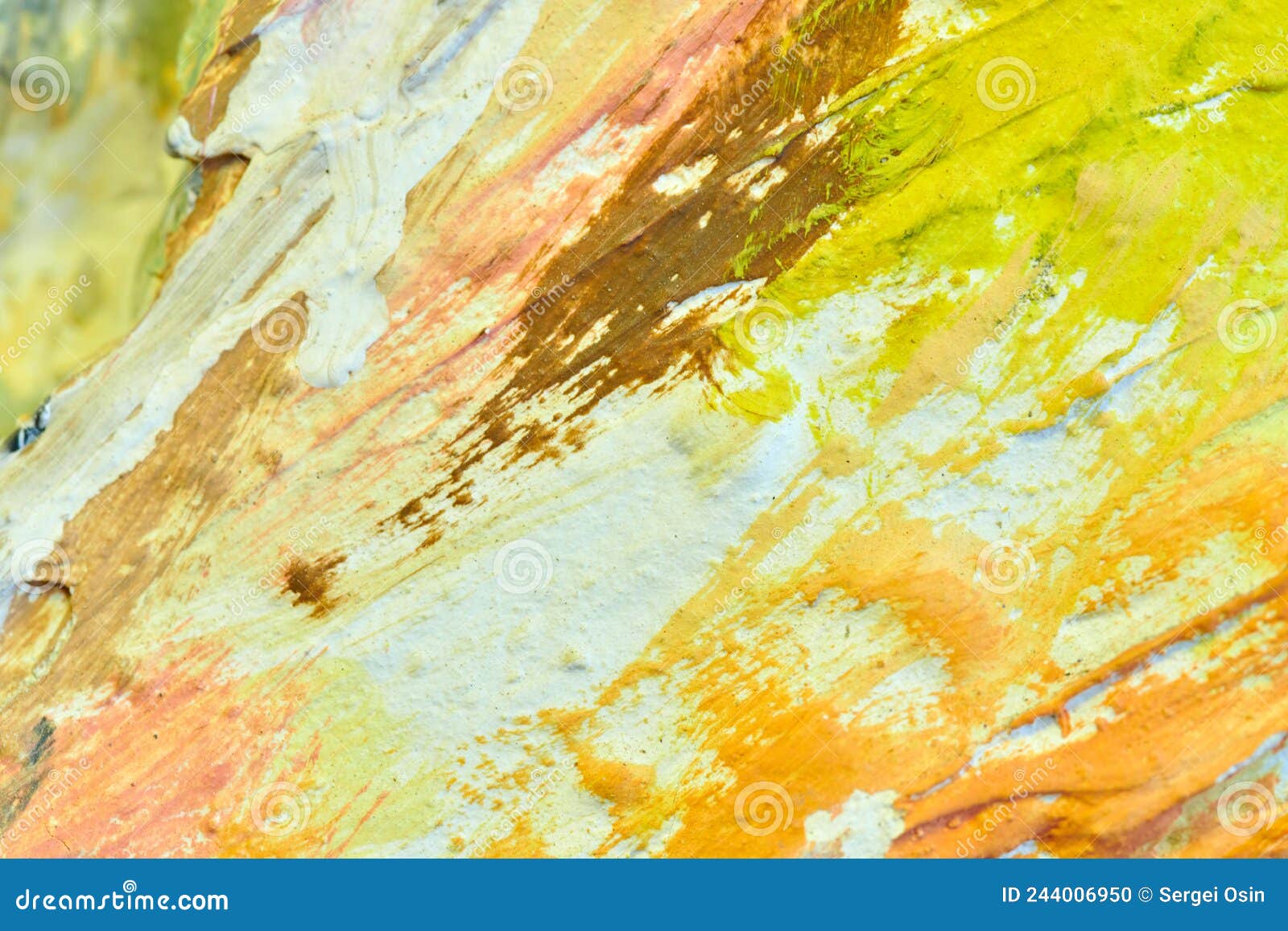 Abstract Texture with Random Color Spots and Smears Stock Photo - Image ...