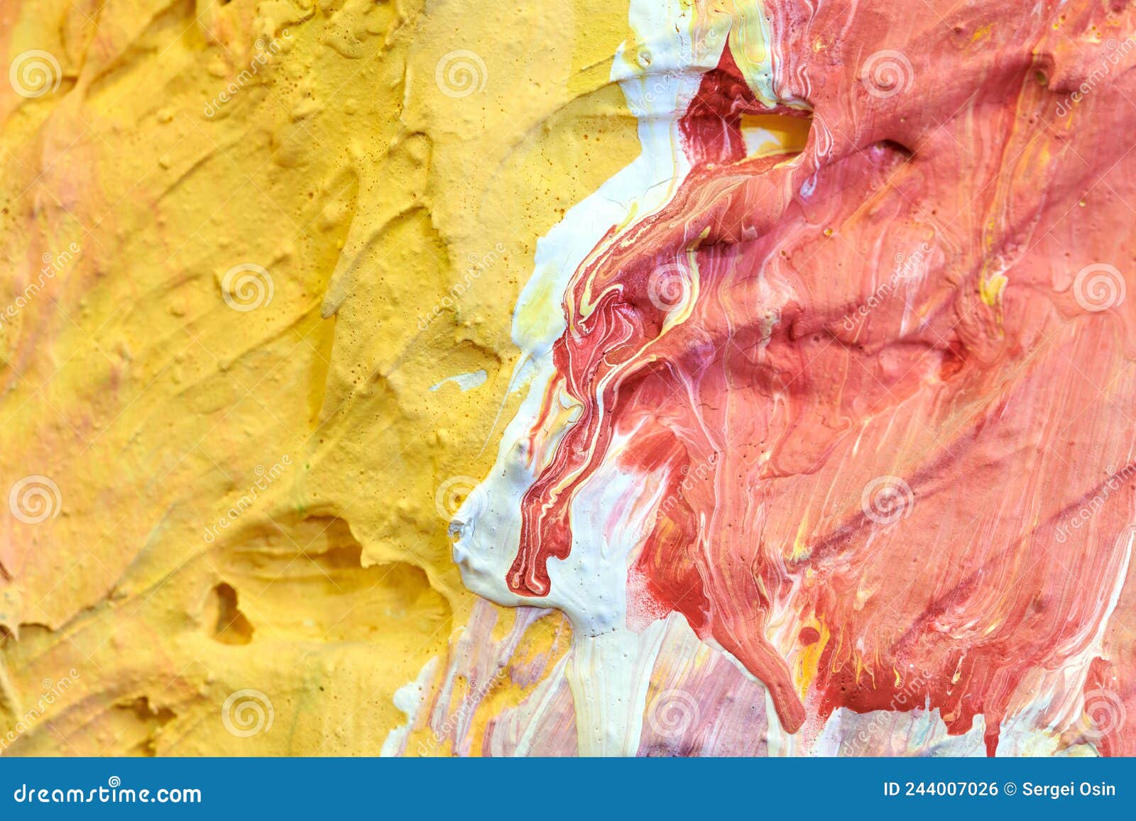 Abstract Texture with Random Color Spots and Smears Stock Photo - Image ...
