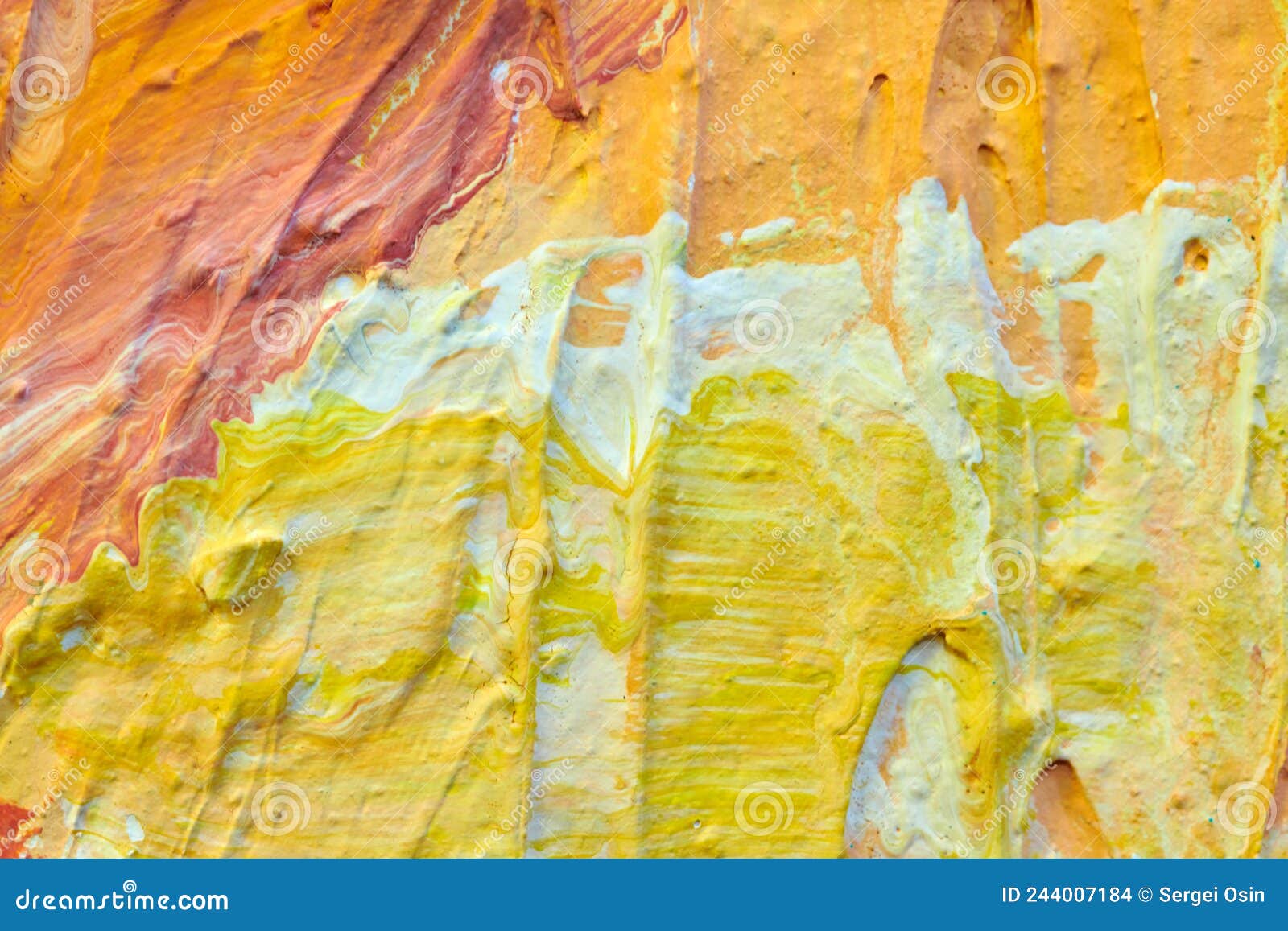 Abstract Texture with Random Color Spots and Smears Stock Photo - Image ...