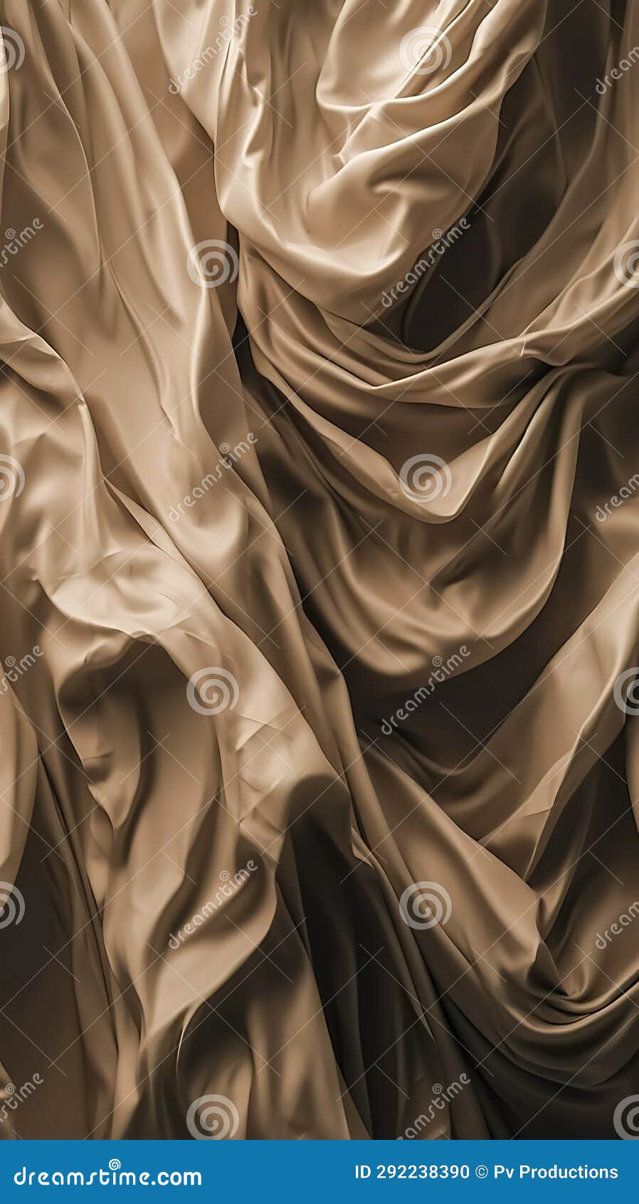 Abstract Texture Rumpled Brown Background, Generative AI. Stock Photo ...