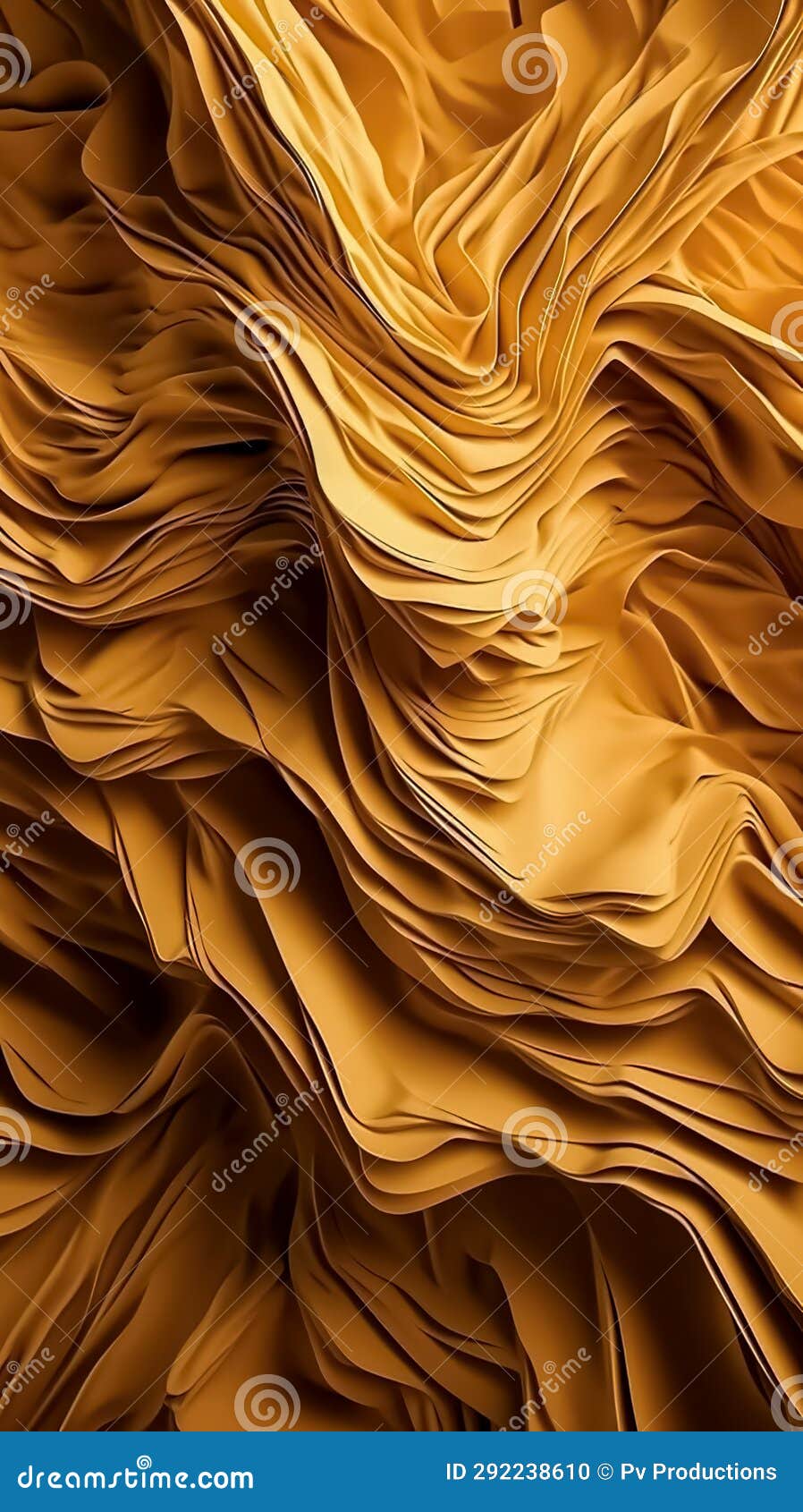 Abstract Texture Rumpled Brown Background, Generative AI. Stock ...