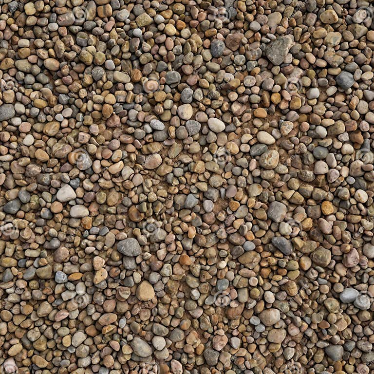 Smooth Rounded Pebbles of Grey and Brown Colors - Texture Background ...