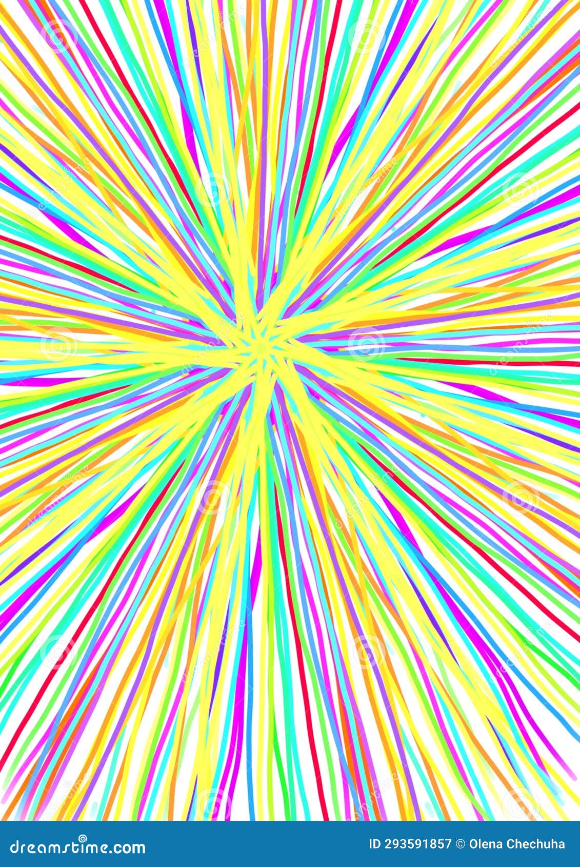 Abstract Texture with Starburst. Bright Beams Pattern Stock ...