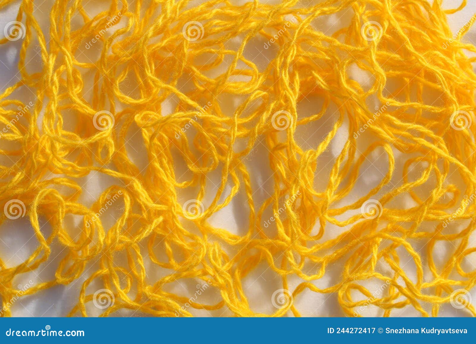 Abstract Texture from Tangled Bright Threads. Stock Image - Image of ...