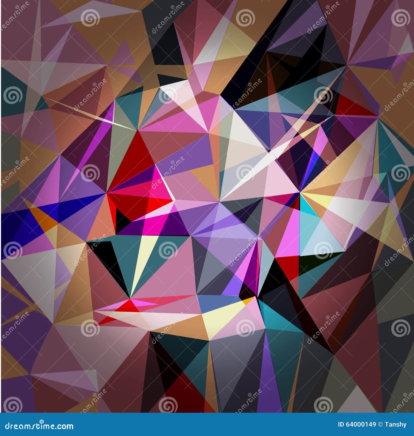 Abstract Texture Triangles Vector Stock Vector - Illustration of ...