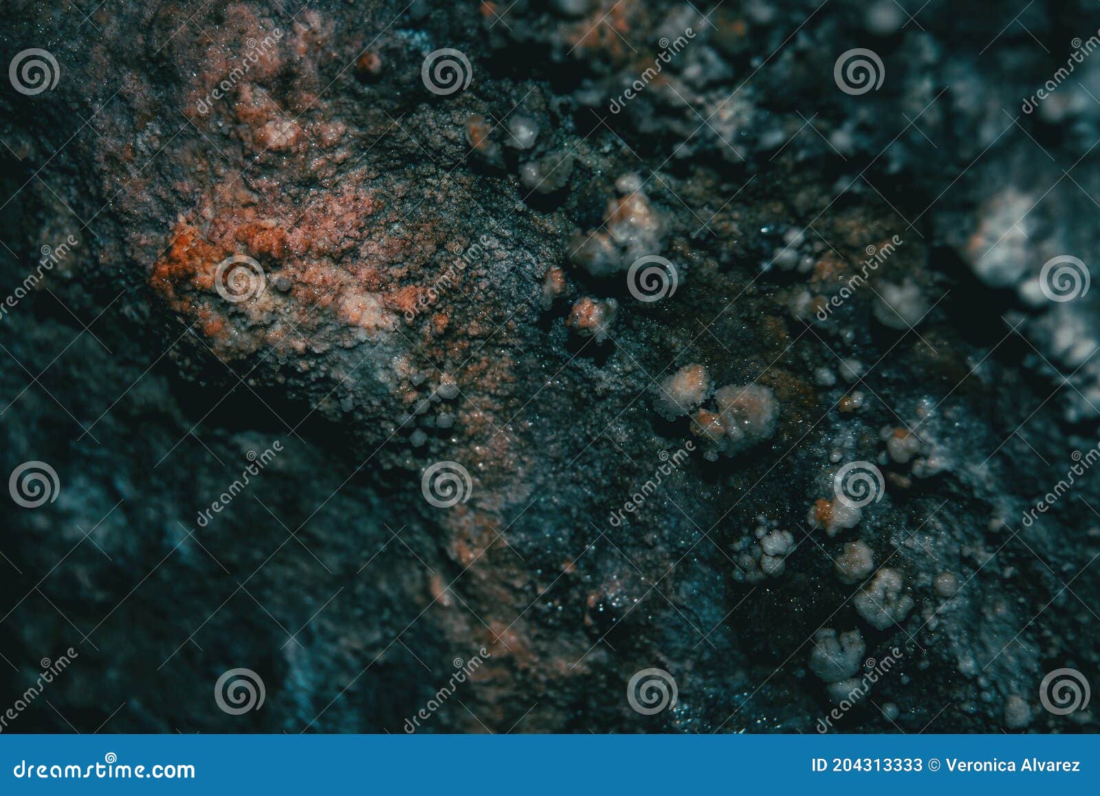 Abstract Texture of Wet Stone from Inside Cave Stock Image - Image of ...
