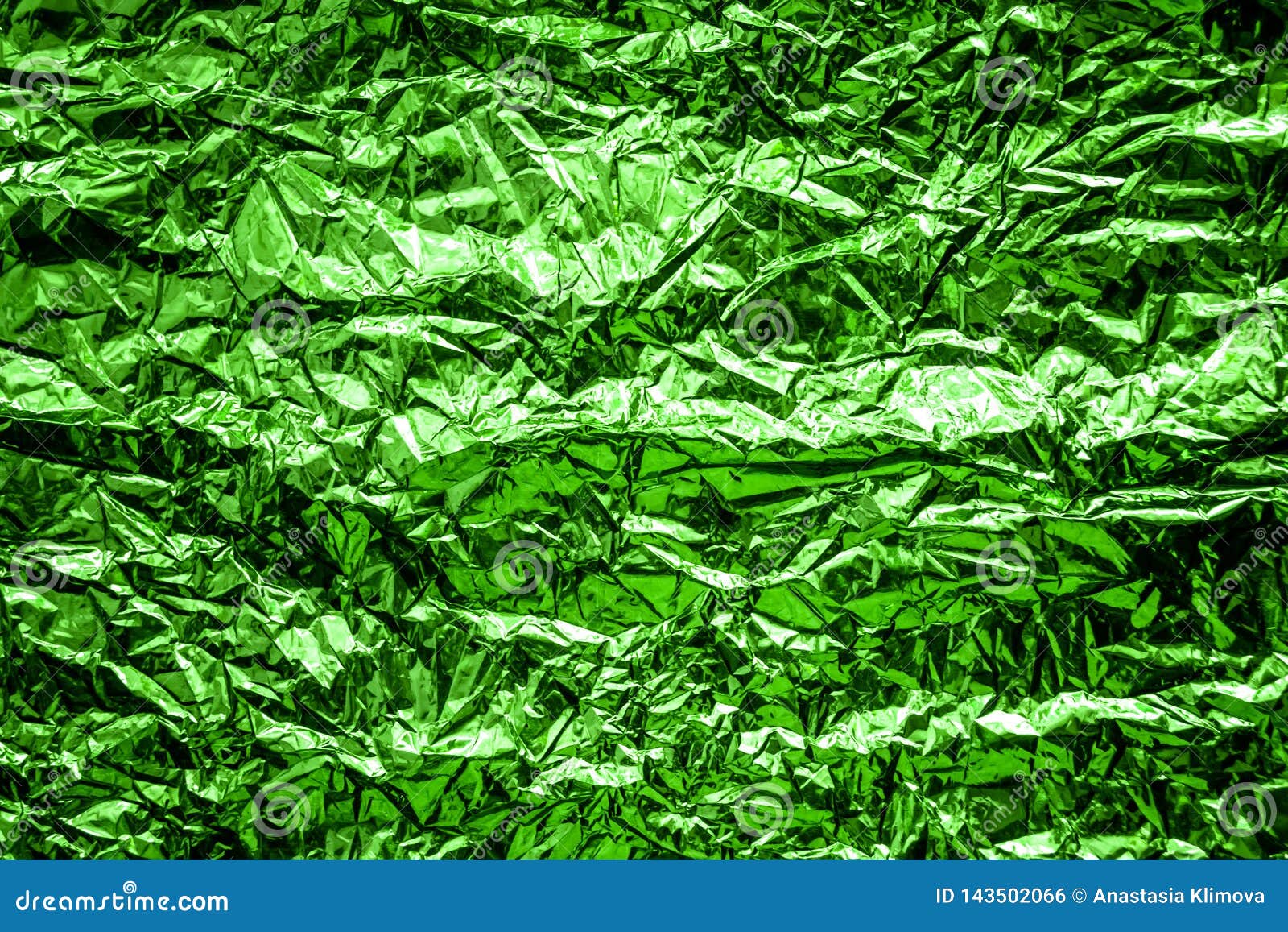 Abstract Textured Background. Green Foil Surface Stock Photo - Image of ...