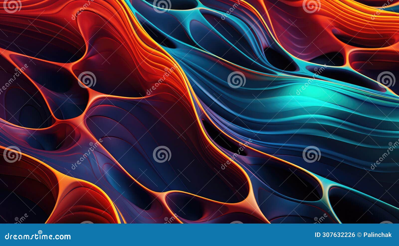 Abstract Neural Pattern Texture Background Stock Illustration ...