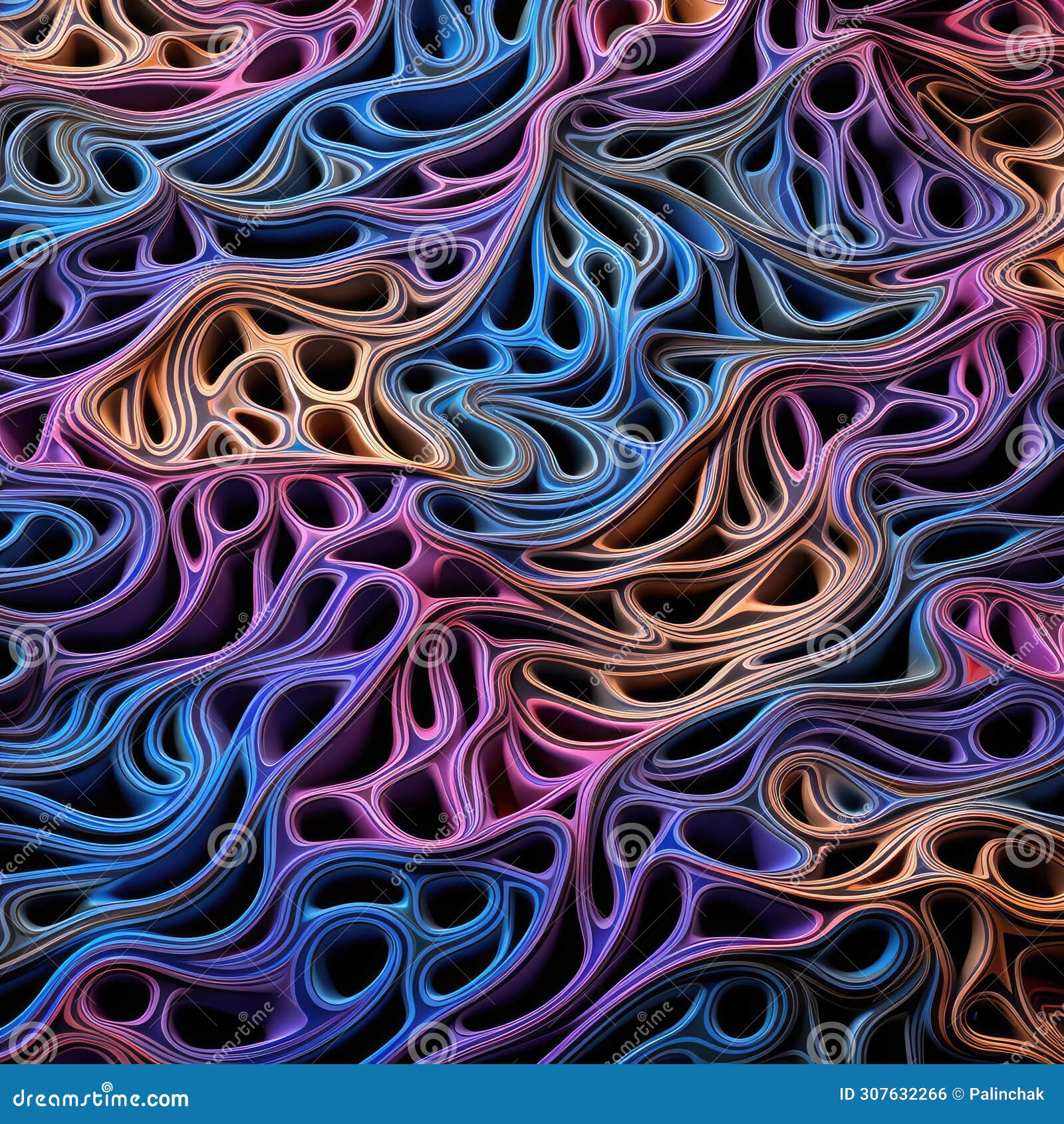 Abstract Neural Pattern Texture Background Stock Illustration ...