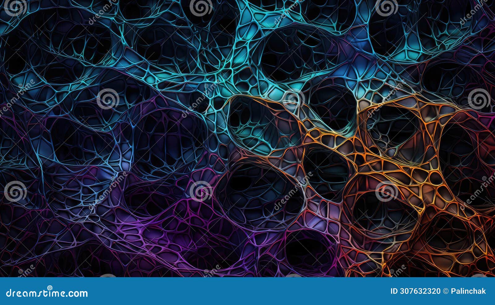 Abstract Neural Pattern Texture Background Stock Illustration ...