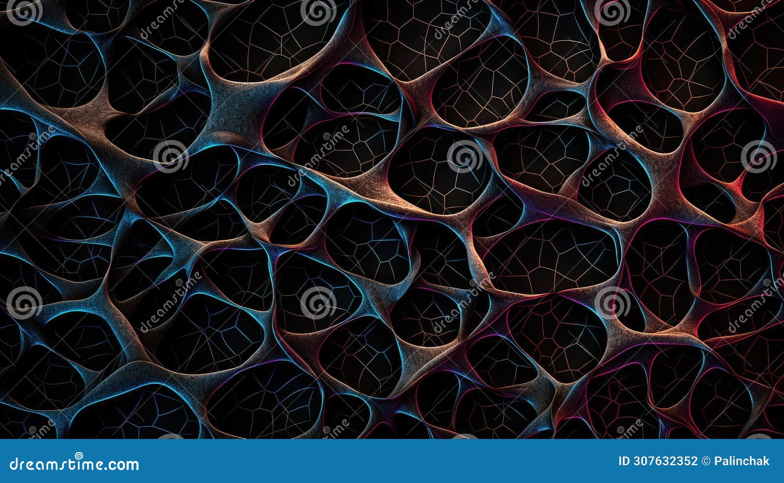 Abstract Neural Pattern Texture Background Stock Illustration ...