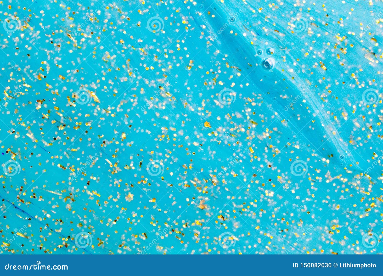 Abstract Background Slime with Golden Glitter Stock Photo - Image of ...