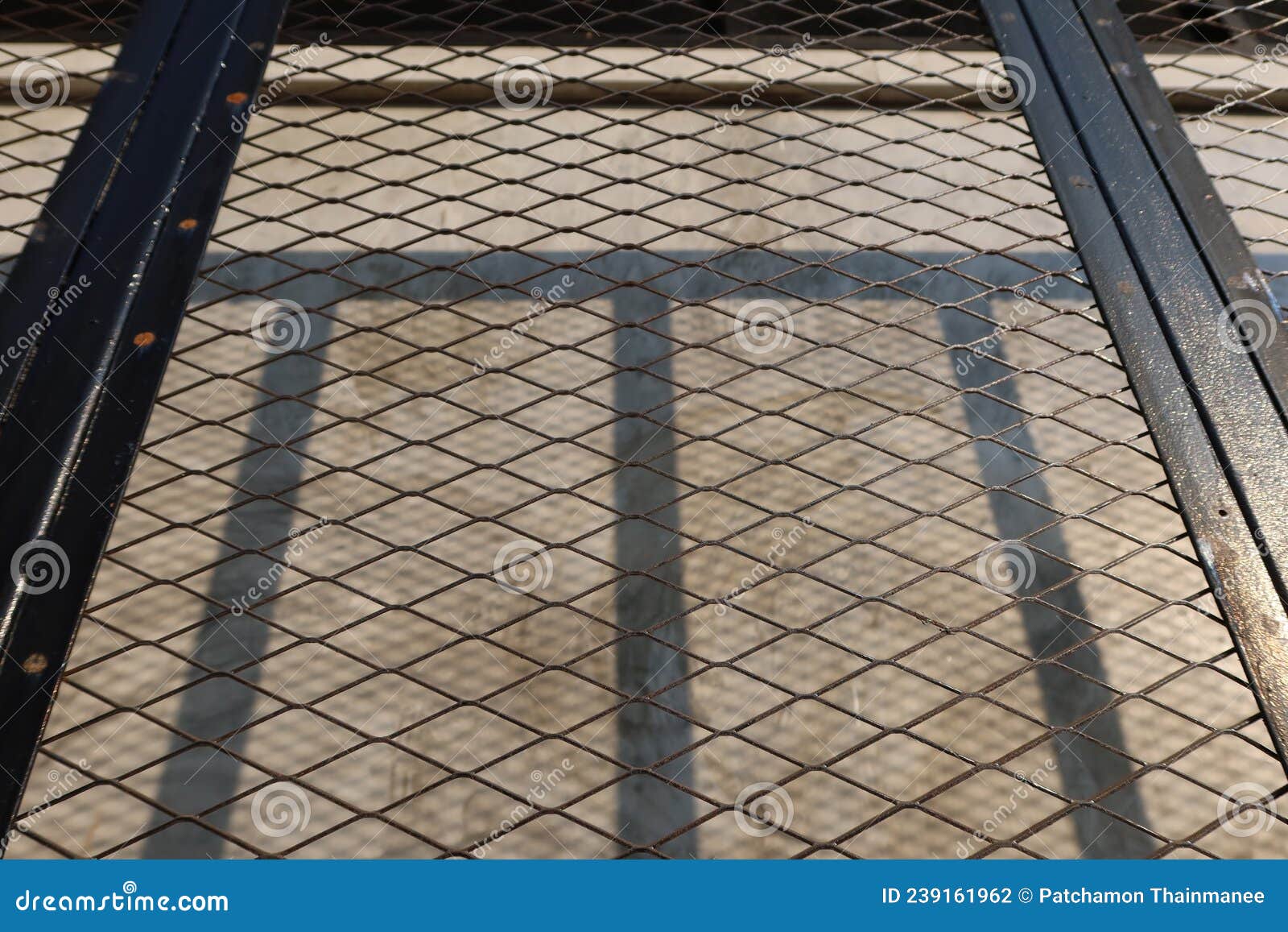 Abstract Textured Steel Grid Steel Frame Fabric for Empty Space ...