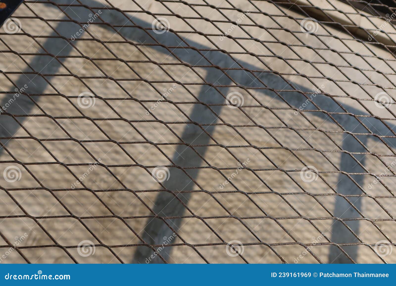 Abstract Textured Steel Grid Steel Frame Fabric for Empty Space ...